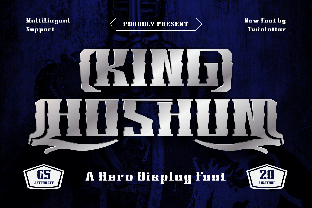 KING HOSHUN | Display Hero Font - twinletter