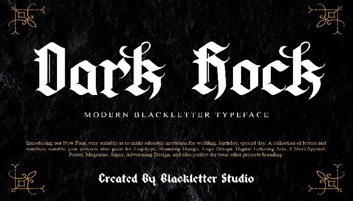 7 Recommendations of Blackletter Font for Your Designs - twinletter